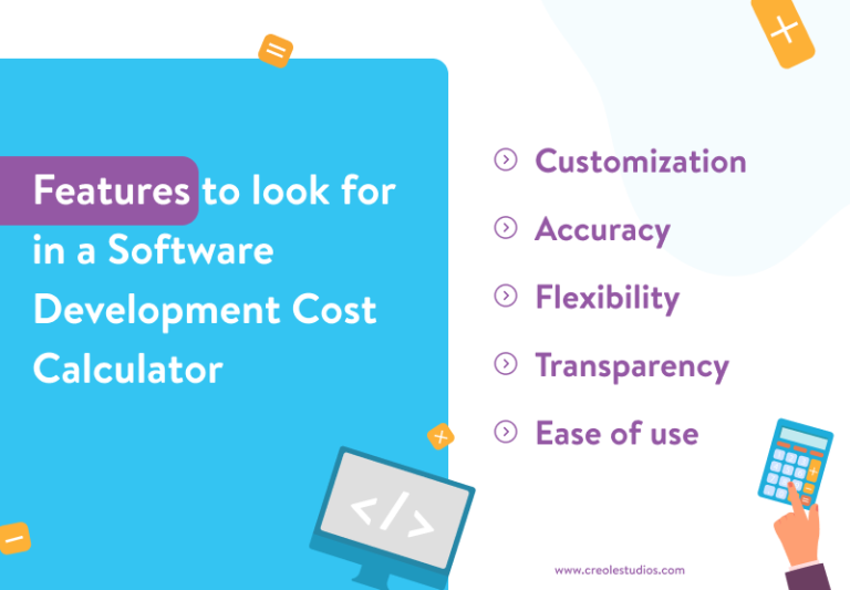 Key Factors choosing Software Development Cost Calculator